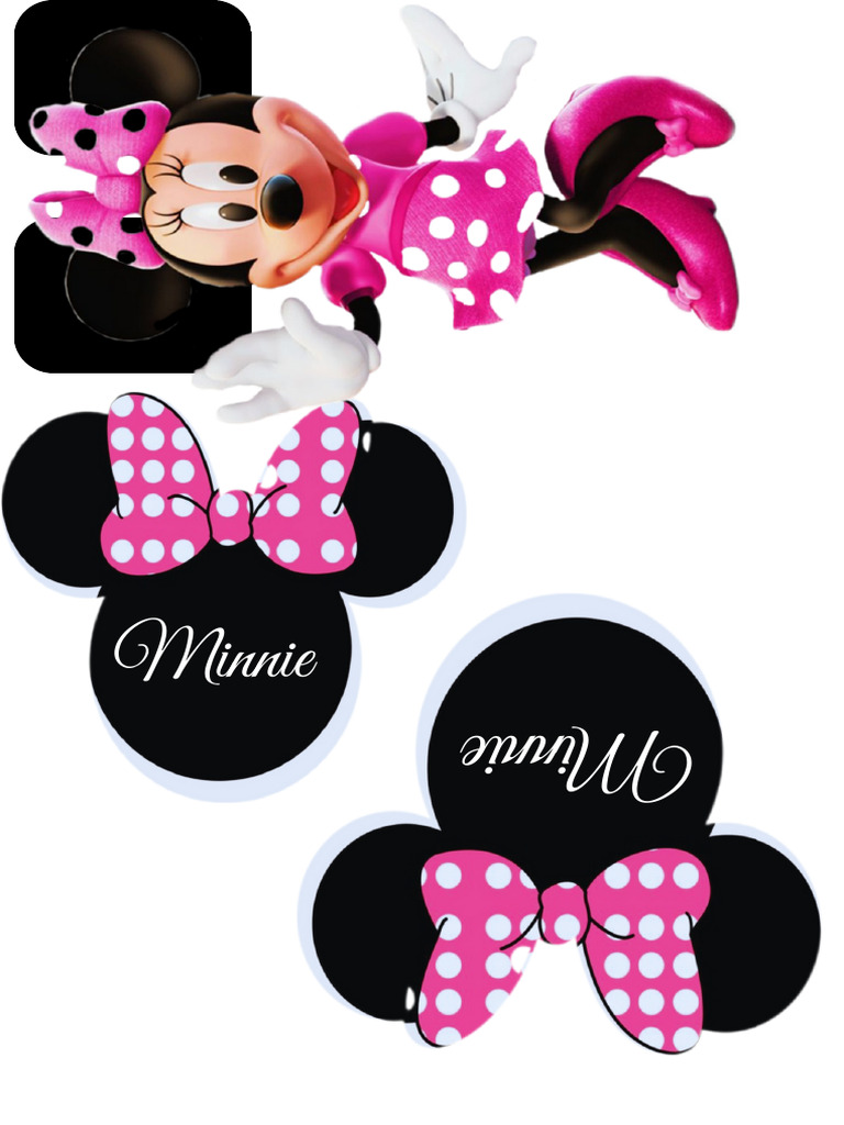 Topper de bolo Minnie | PDF
