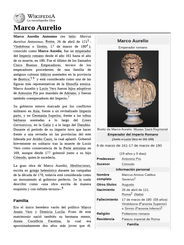 Marco_Aurelio | PDF | Marco Aurelio | Roma antigua