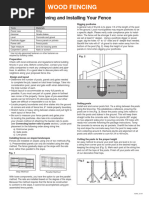 Colorbond Steel Fence Installation Guide | PDF | Materials