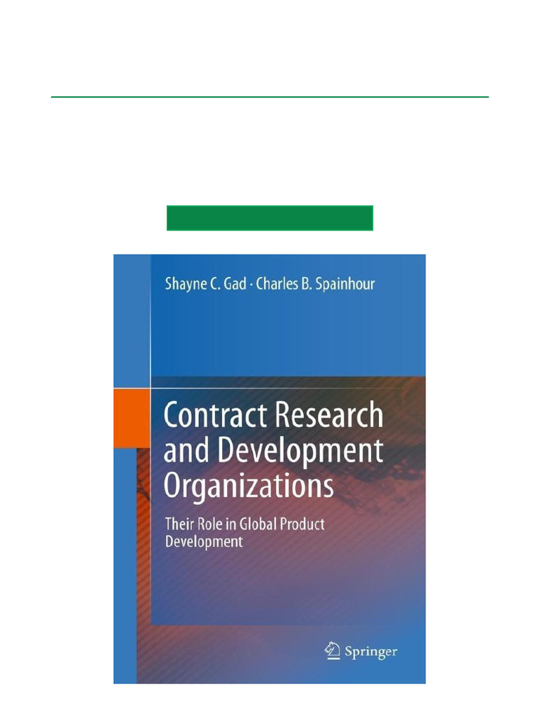 Role of CROs in Product Development | PDF | Phases Of Clinical Research ...