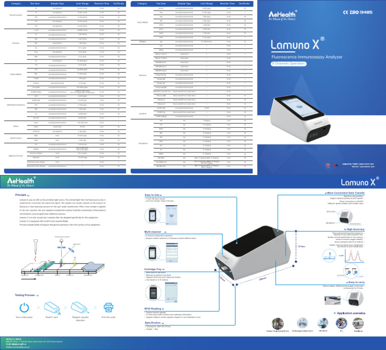 Lamuno X Brochure | PDF | Blood Plasma | Medical Specialties