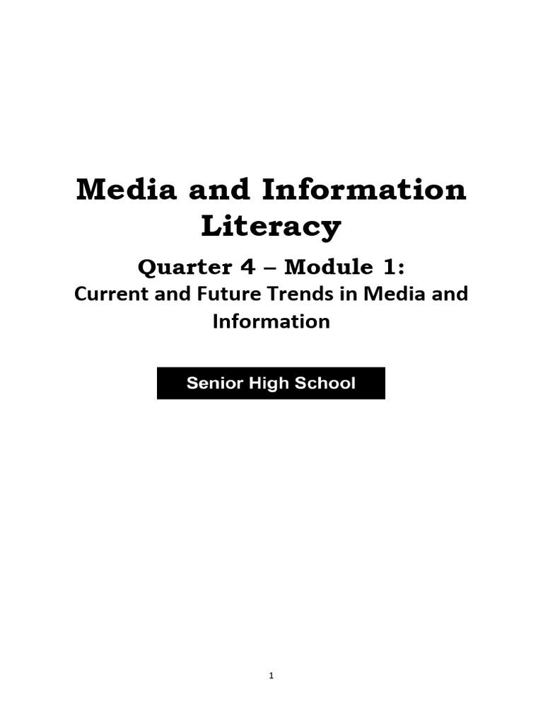 MIL Q4 M1-Merged - Removed | PDF | Composition (Visual Arts) | Wearable Technology