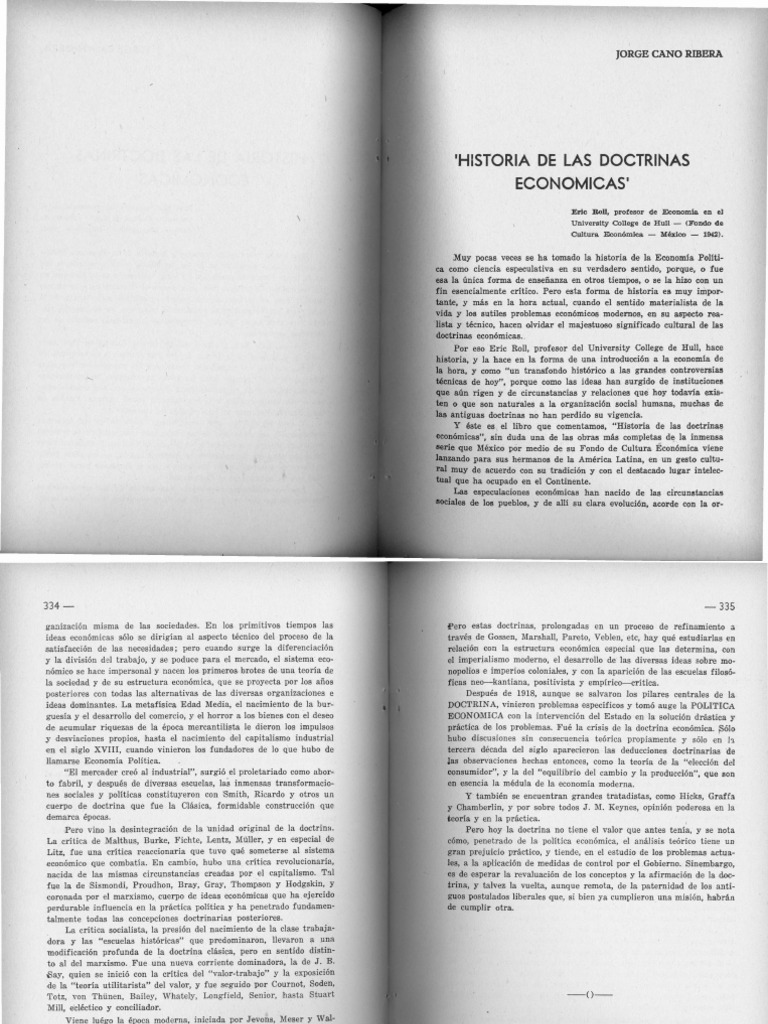 Historia de las doctrinas económicas | PDF | Capitalismo | Imperialismo