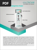 Electrolab Dissolution Tester Manual | PDF | Calibration | Tablet ...