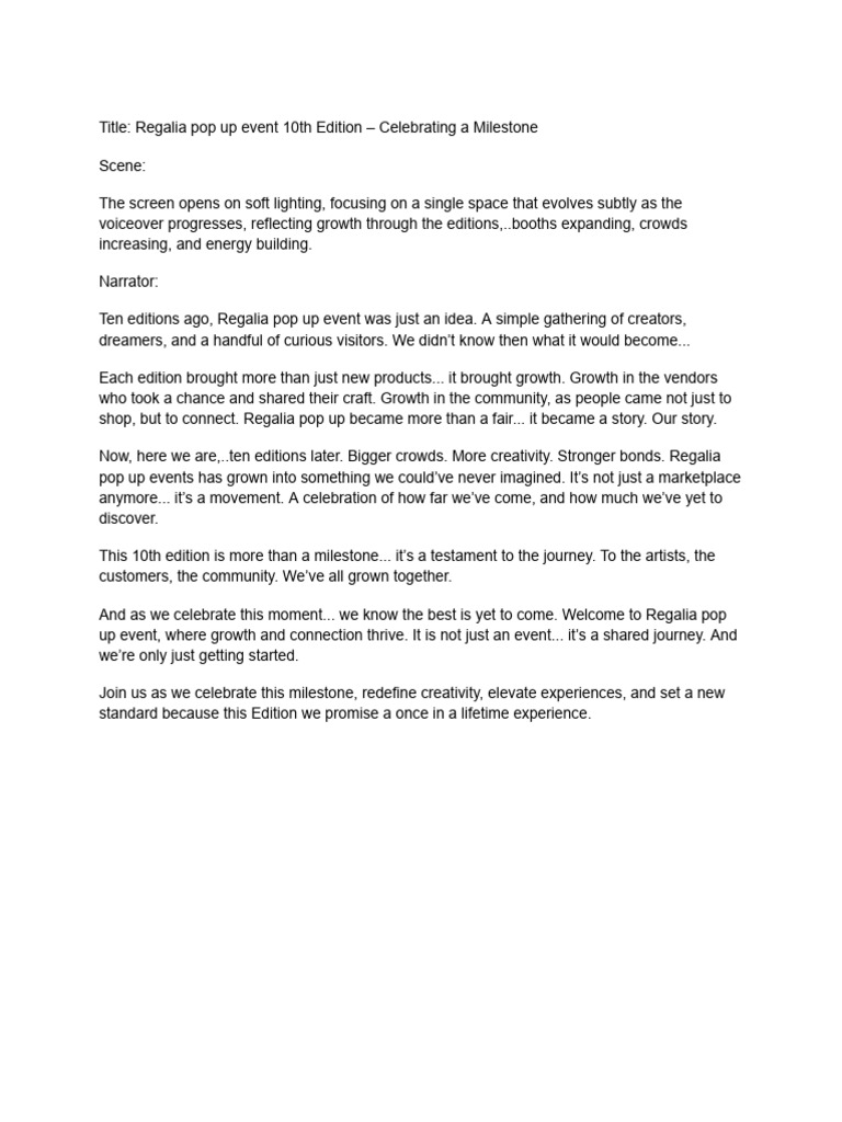 Regalia Doc Film VO | PDF