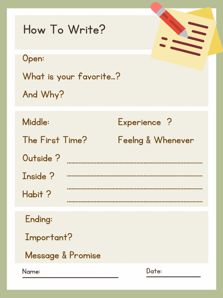 Colorful Illustrative Procedural Writing Worksheet - 20250425 - 232248 ...