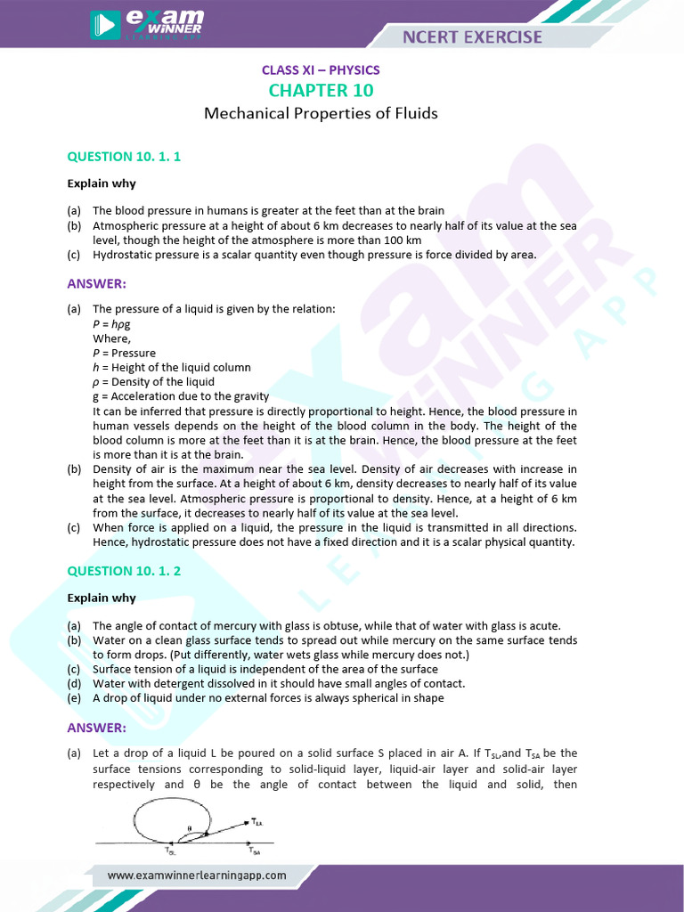 1_Physics_Chap_10-20210203172516414771 | PDF | Pressure | Fluid Dynamics