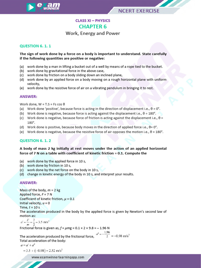 1 Physics Chap 6-20210203164329683133 | PDF | Force | Collision