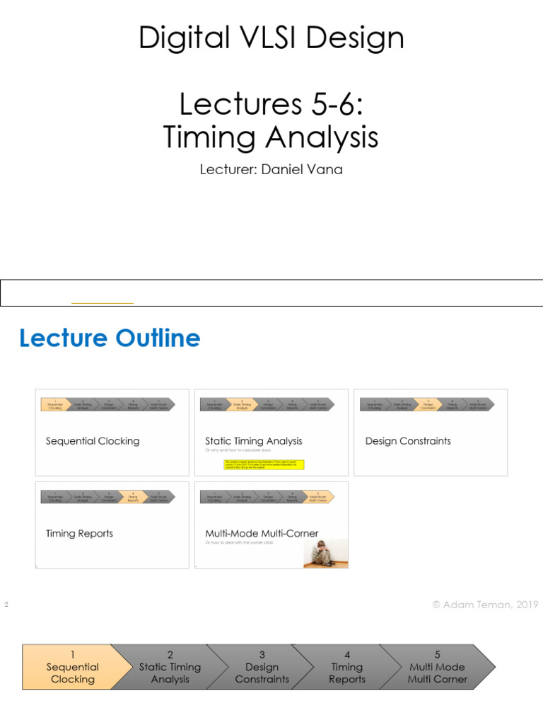 Lecture 5-6 - Static Timing Analysis | PDF | Electronic Engineering | Computer Engineering