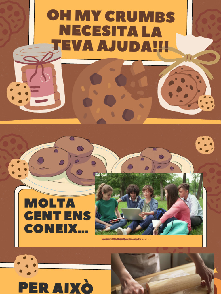 Brown and Yellow Illustrative How to Make Cookies Presentation | PDF