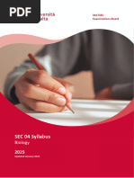 CSEC HSB Syllabus 2022 | PDF