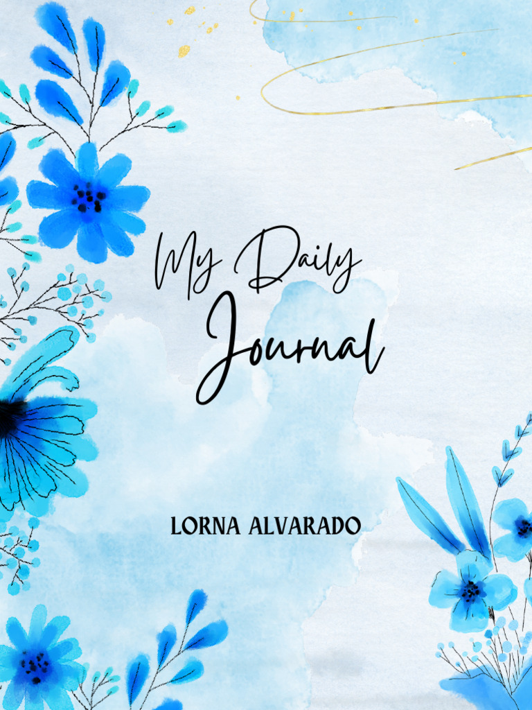 Blue Watercolor Floral Cover Journal - 20250509 - 192159 - 0000 | PDF