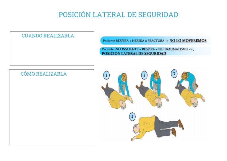 Posición Lateral de Seguridad | PDF