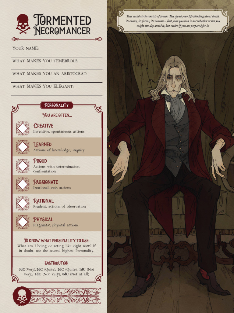 RAVEN RPG Tormented Necromancer | PDF