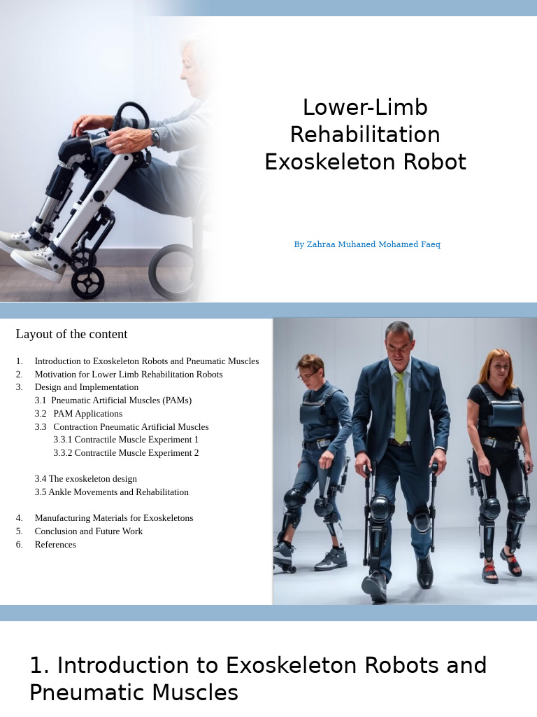 Lower Limb Rehabilitation Exoskeleton Design Pdf Anatomical Terms
