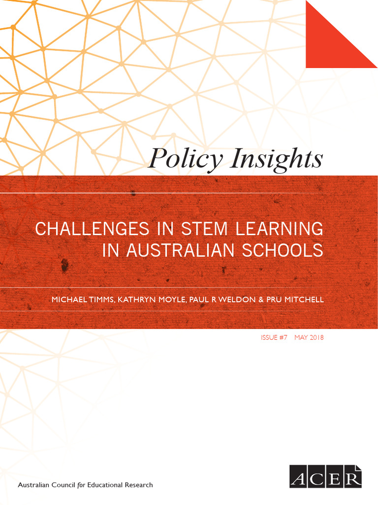 Challenges in STEM Learning in Australian Schools | PDF | Science ...