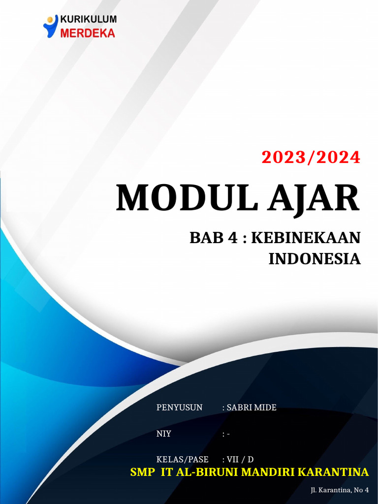 Modul Ajar PPKN Bab IV - Sem 2 | PDF
