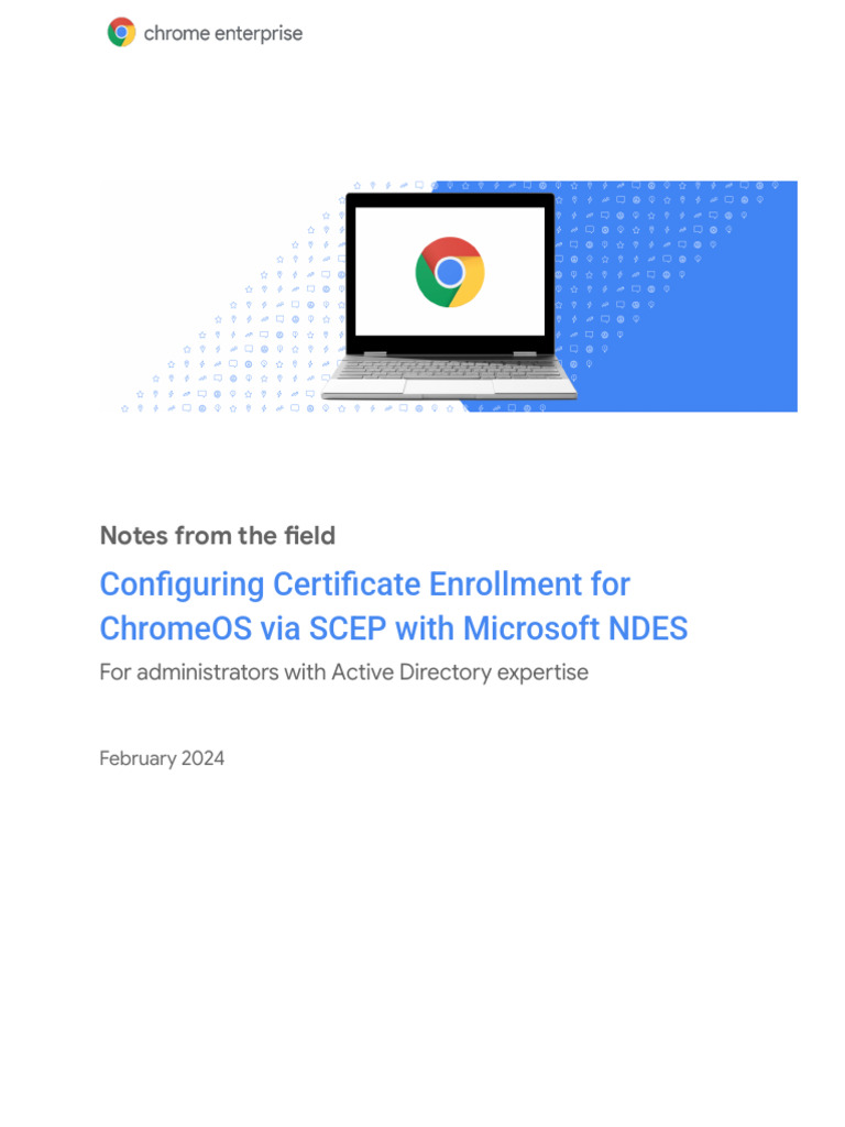 Configuring Certificate Enrollment For ChromeOS Via SCEP With Microsoft ...