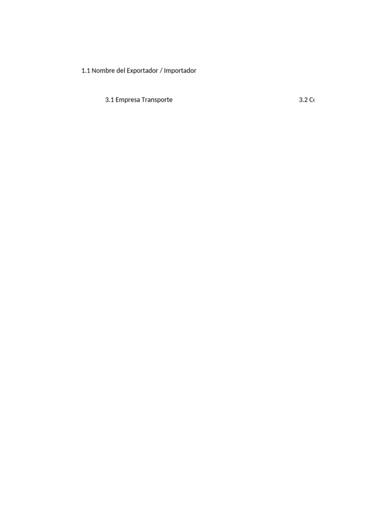 DUA Formulario A Estructura | PDF