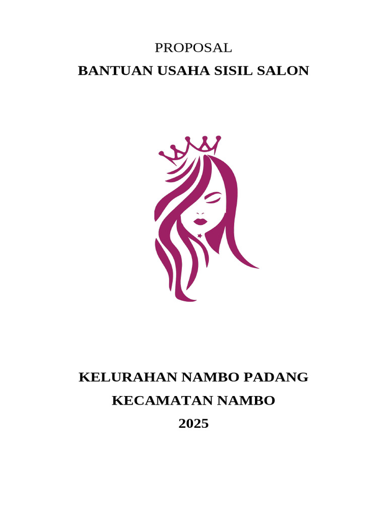 Cover Proposal Salon | PDF