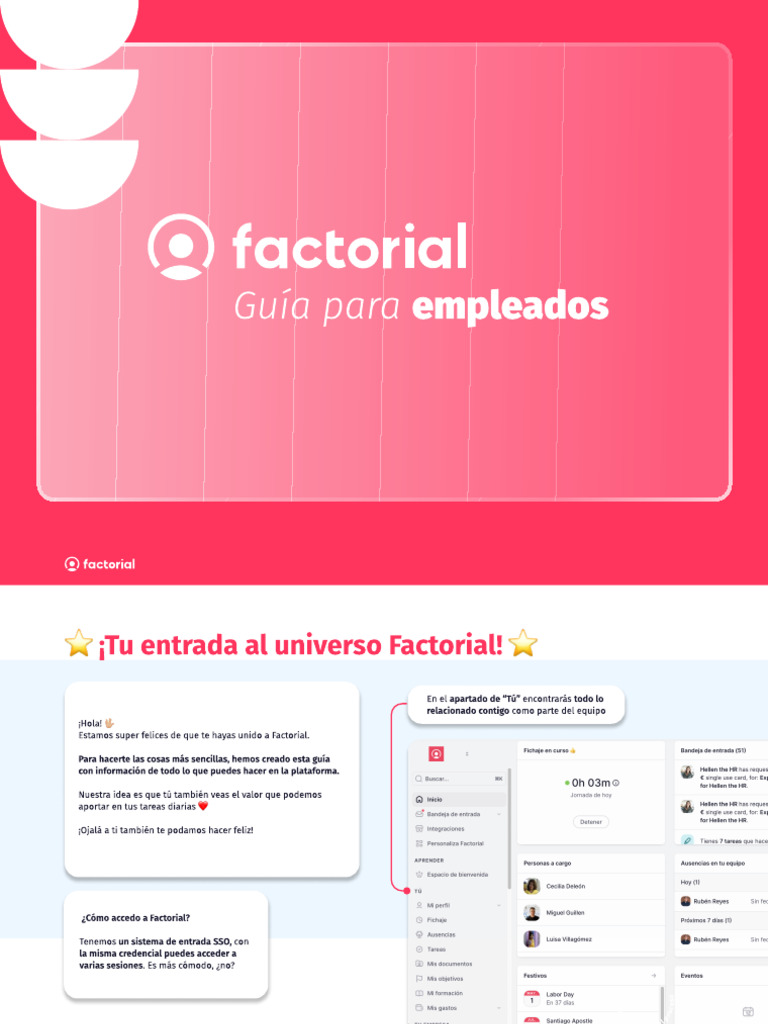 Factorial Guia Empleados Basica | PDF | Software | Informática