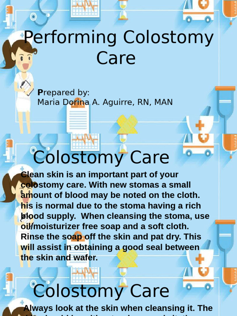 5.-Performing-Colostomy-Care 2 | PDF | Medical Specialties | Hygiene
