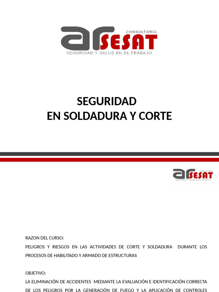 Seg en Soldaura y Corte | PDF | Soldadura | Construcción