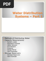 Water Distribution System Design Criteria and Planning | PDF | Pump | Water