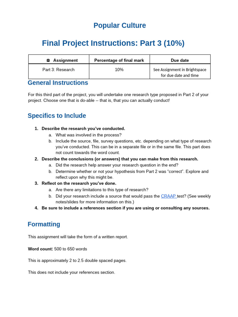 FinalProject Part 3 - Nstructions2023 | PDF