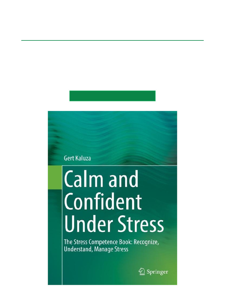 Manage Stress Effectively: A Guide | PDF | Stress (Biology ...