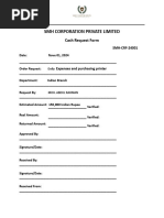 Cash Requisition Form Template | PDF