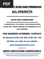 KCSE Grading System Overview 2024 | PDF