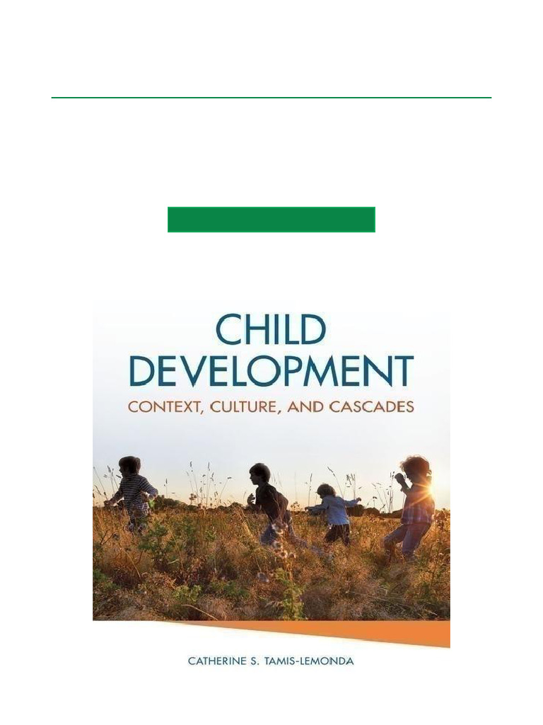 Child Development Context, Culture, and Cascades - 1st Edition Scribd PDF Download | PDF | Child ...
