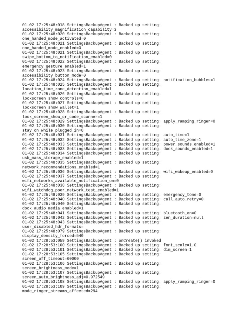 Settingsprovider | PDF