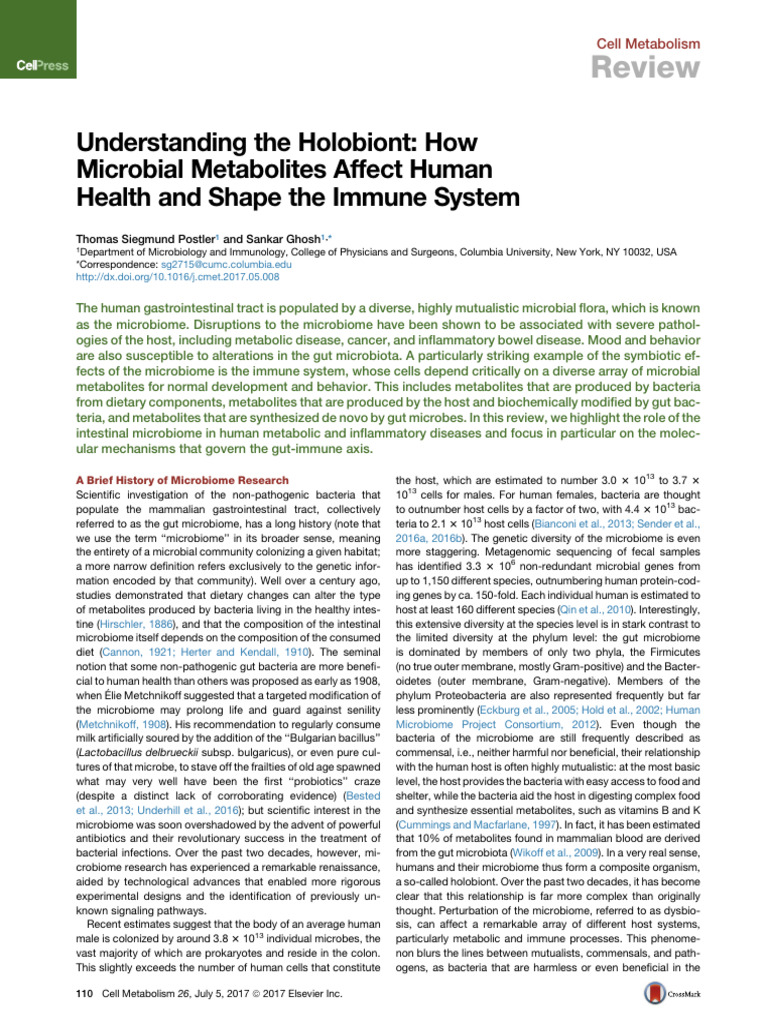 Holobionte | PDF | Atherosclerosis | Microbiota