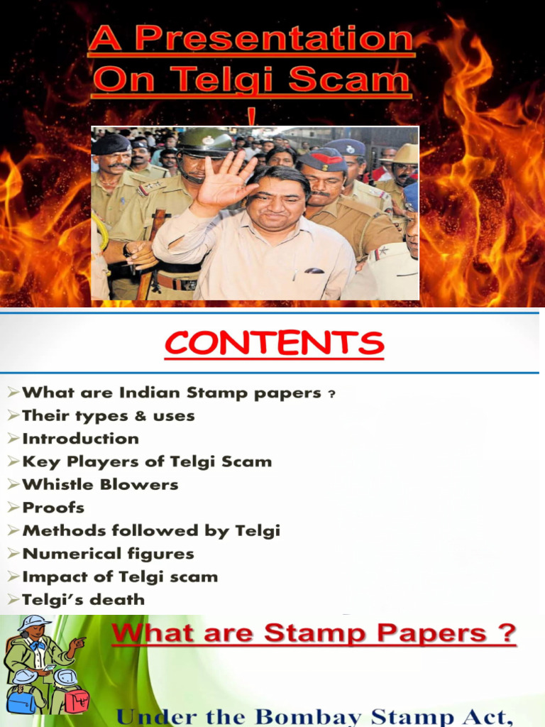 Telgi Scam2003 | PDF