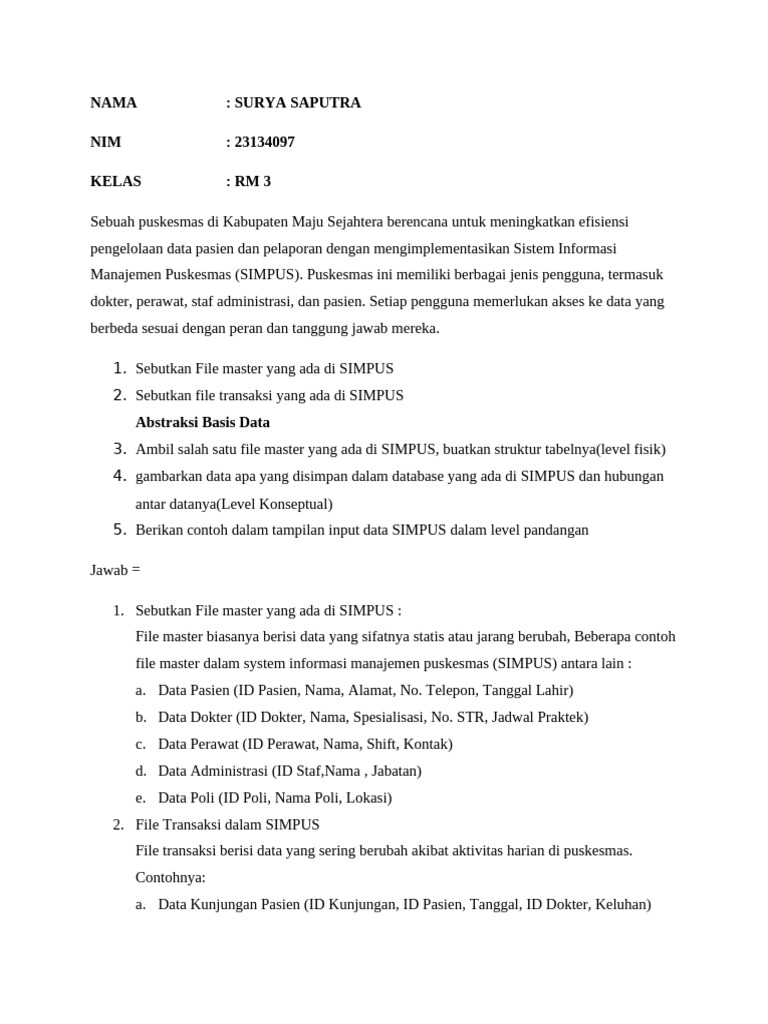 Tugas 2 Basisdata 2025 | PDF