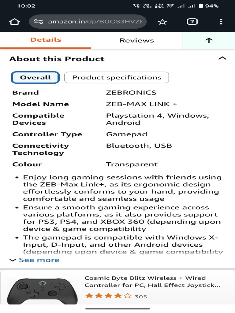 Amazon Product Description | PDF