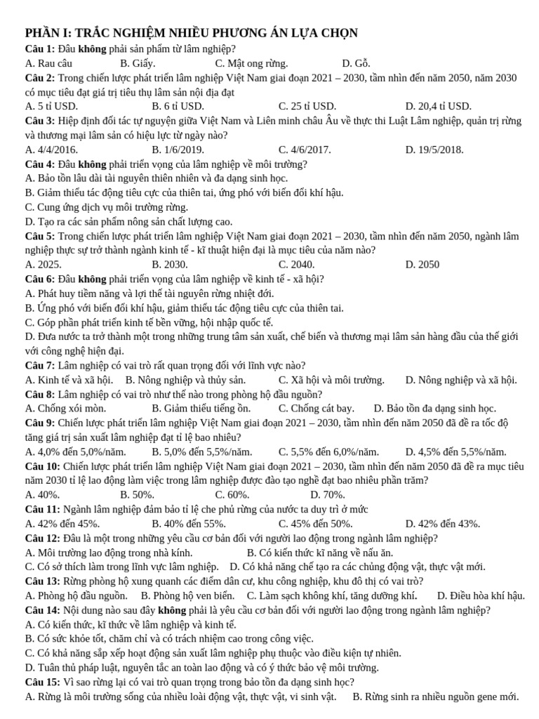 Đề Cương Ôn Tập GK1 | PDF