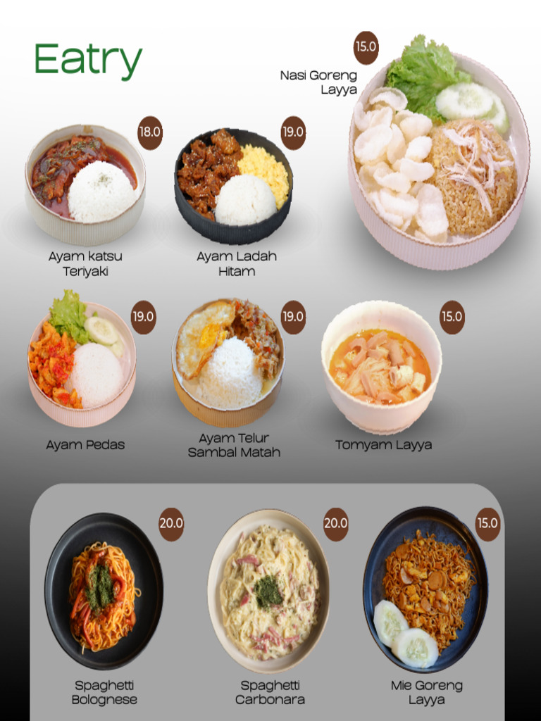 Buku menu Layya.pdf | PDF | Drink | Foods