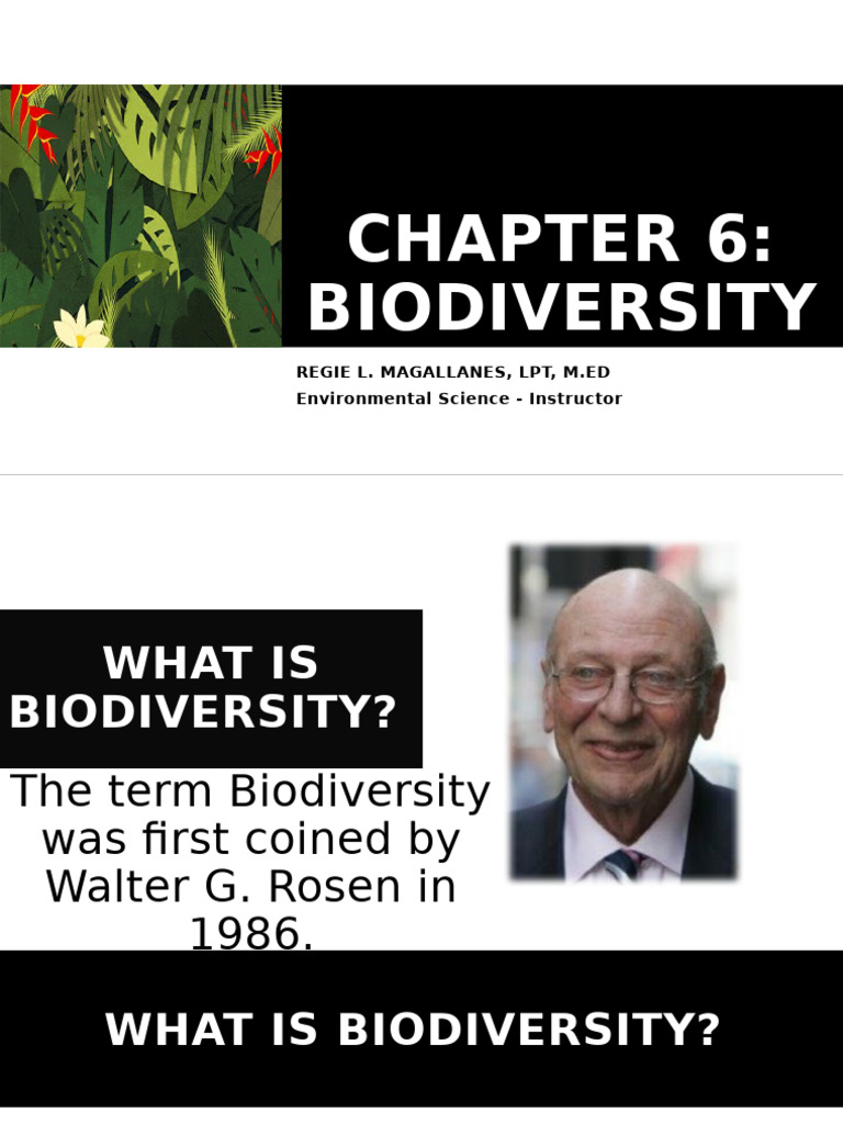 Chapter 6 - Biodiversity | PDF | Biodiversity | Ecosystem