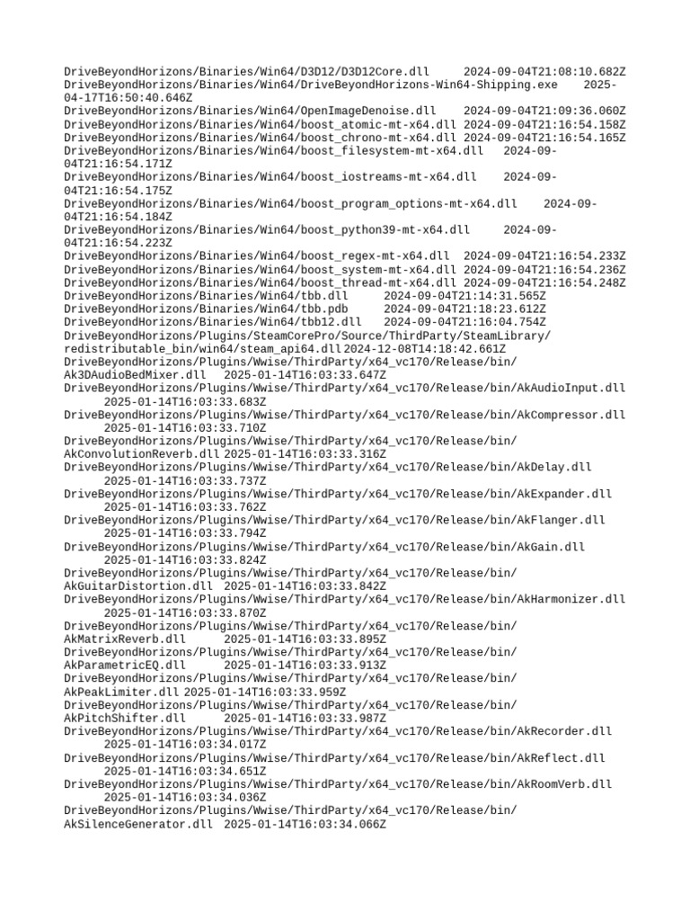 Manifest_NonUFSFiles_Win64 | PDF | Computing | Computer Programming