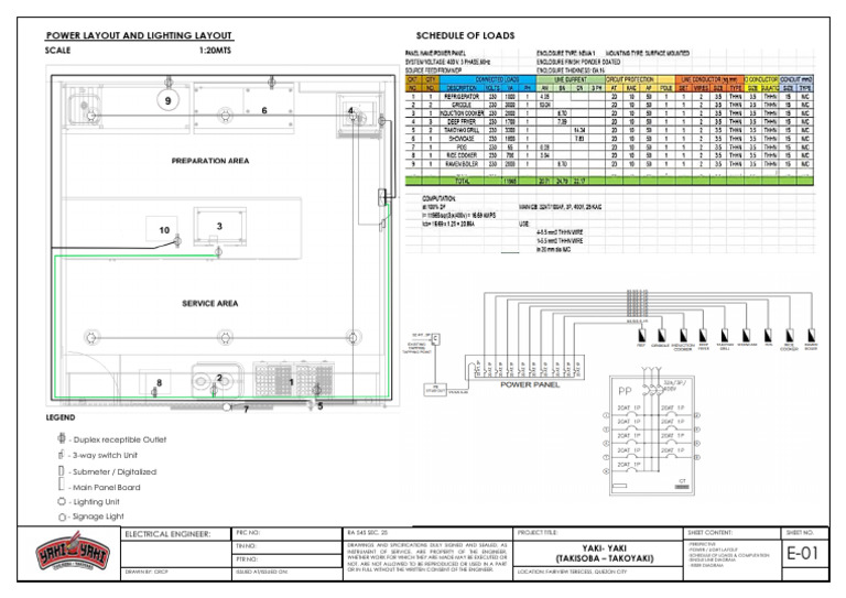 FT-YAKI YAKI ELECTRICAL LAYOUT | PDF