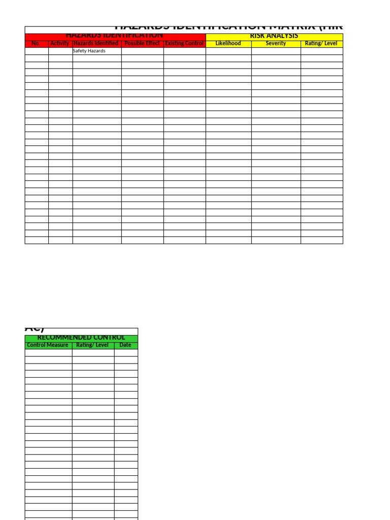 Hirac Template - 1 | PDF