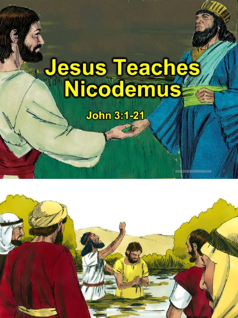 Jesus and Nicodemus: Born Again Explained | PDF | Jesus | Born Again
