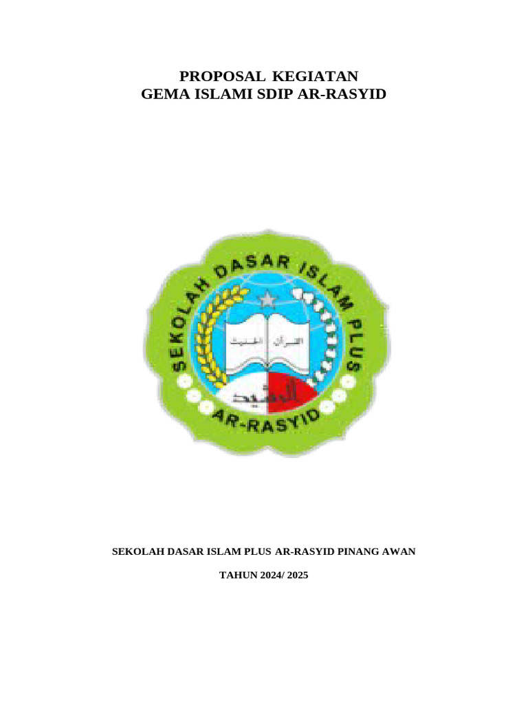 Proposal Kegiatan Gema Islami 2025 | PDF