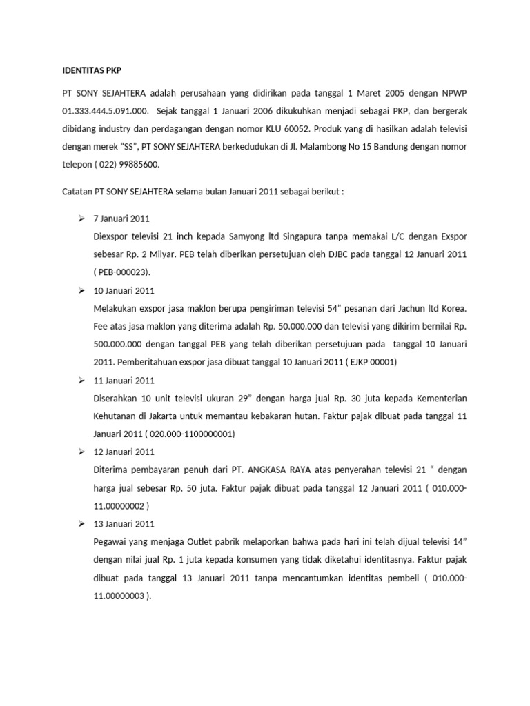 Soal SPT Masa PPN | PDF