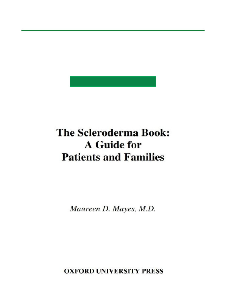 The Scleroderma Book A Guide for Patients and Families Full Version Download | PDF | Autoimmune ...