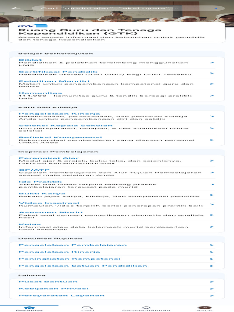 Beranda - Ruang GTK | PDF