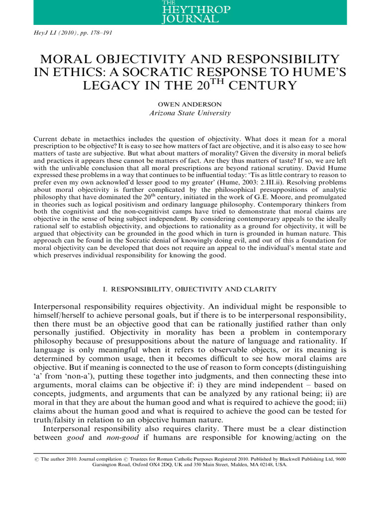 Socratic Ethics: Objectivity & Responsibility | PDF | Reason | Rationality
